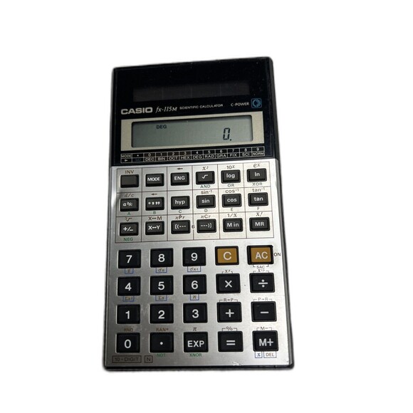Casio | Other | Casio Fx15 Scientific Calculator Highpower Solar Cell ...